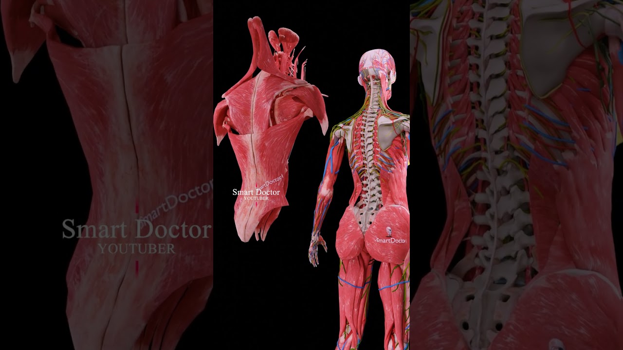 Layers of your back muscles like you've never seen before ✨