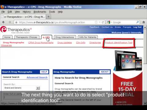 What's That Pill? Using the eCPS Pill Identification Tool