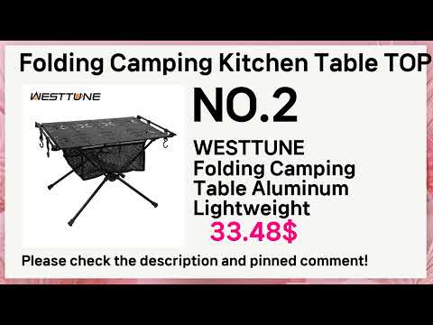 ⭐Folding Camping Kitchen Table Top 5 You Need! 🛒 Smart Shopping Picks You’ll Regret Missing