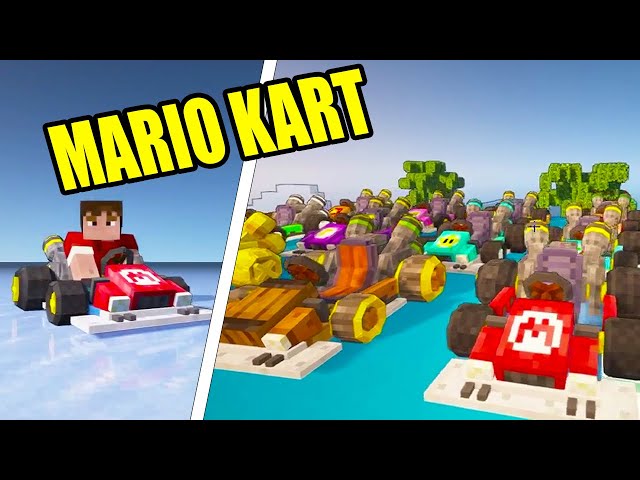 Mario Kart ! with Many Maps ! Minecraft Map