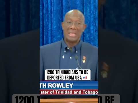 1197 TRINIDADIANS TO BE DEPORTED FROM USA UNDER TRUMP ADMINISTRATION #trinidad #deportation #trump