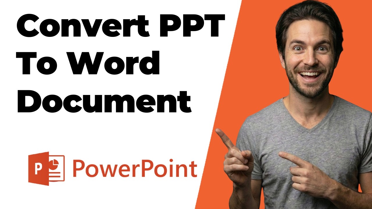 How To Convert PowerPoint PPT To Word Document (2026 Easy Guide)