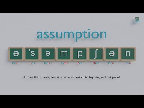 How to pronounce assumption ?