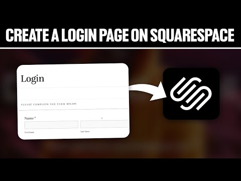 How To Create A Login Page On Squarespace 2025! (Full Tutorial)