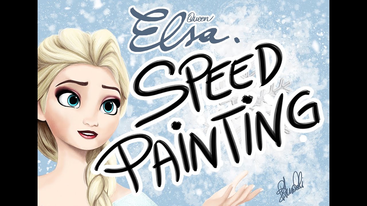 Frozen - Queen Elsa - Speed Painting
