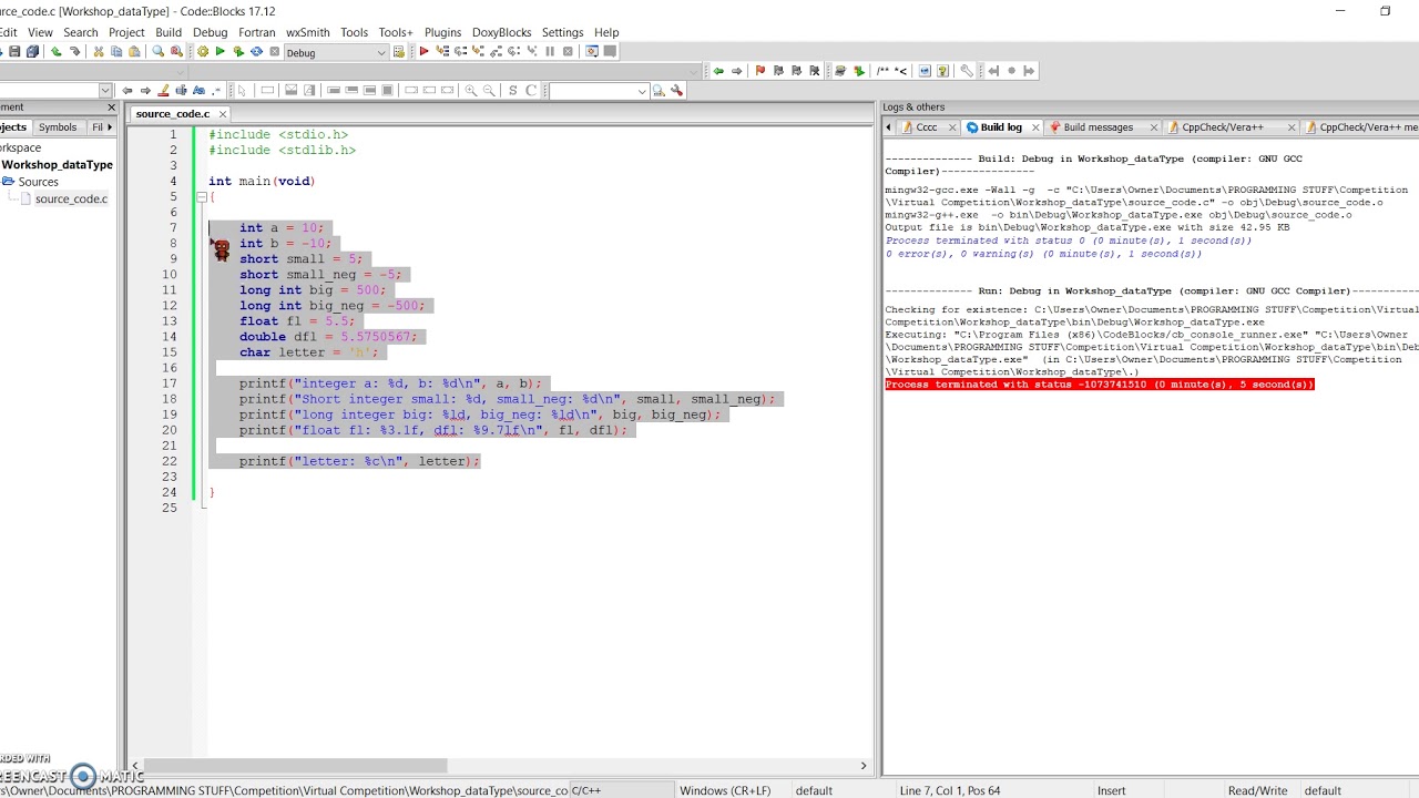 Workshop 1... Exercise 2