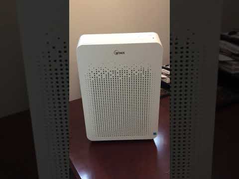 How to reset the reset filter light on a Winix C545 air purifier