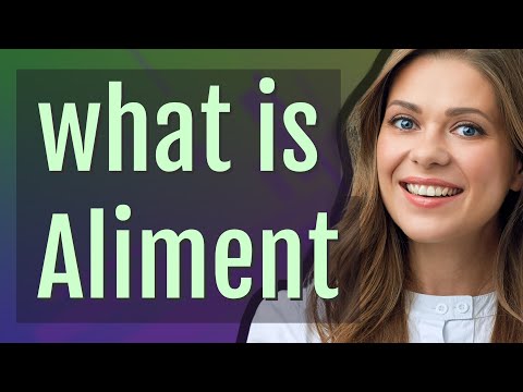 Aliment | meaning of Aliment