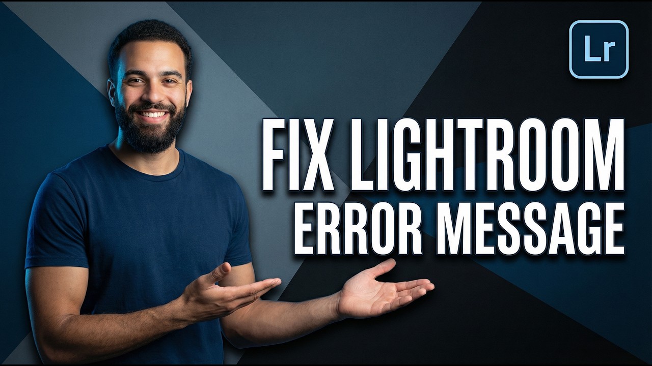 How To Fix Lightroom Error Message (Easy Guide)