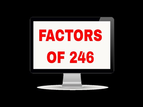 Factors of 246