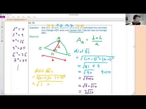 Secondaire 4 Géométrie Analytique