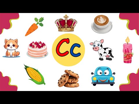 Learn Words Starting with C | Letter C for Toddlers | Kids Learning Videos