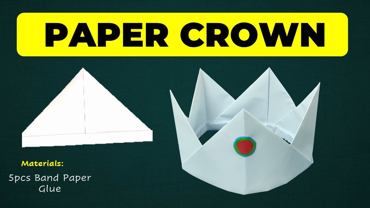 How To Make Easy Paper Crown | Bible Kids Craft | The Story Of Queen Esther | Wanderers Craft