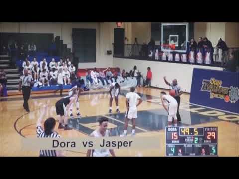 John David Harrell basketball vs Dora