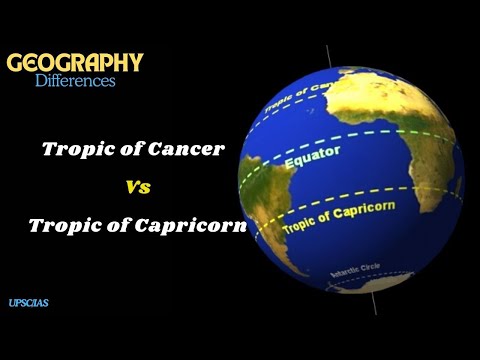 Differences Between Tropic of Cancer and Tropic of Capricorn| Earth's Important Latitudes #geography