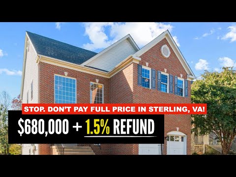 Sterling VA Home for Sale | $680K's+ | 3856+ Sq ft | 5 Beds | 3.5 Baths | 2 Car (VA Real Estate)