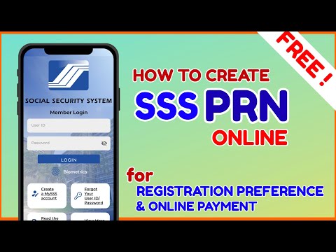Paano Gumawa ng SSS PRN for Registration Preference and SSS Payment Loan Contribution