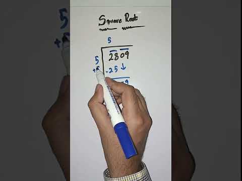 Square root | How to find Square root of any number | Math Tricks | #Shorts 1080p