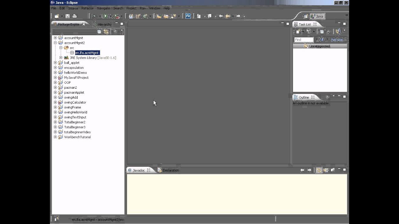 Java w/ Eclipse 18 - Bank Program Part 4