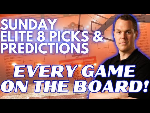 PICKS ON EVERY NCAA ELITE 8 GAME ON THE BOARD! 2025 NCAA Tournament Picks & Predictions 3/30/25