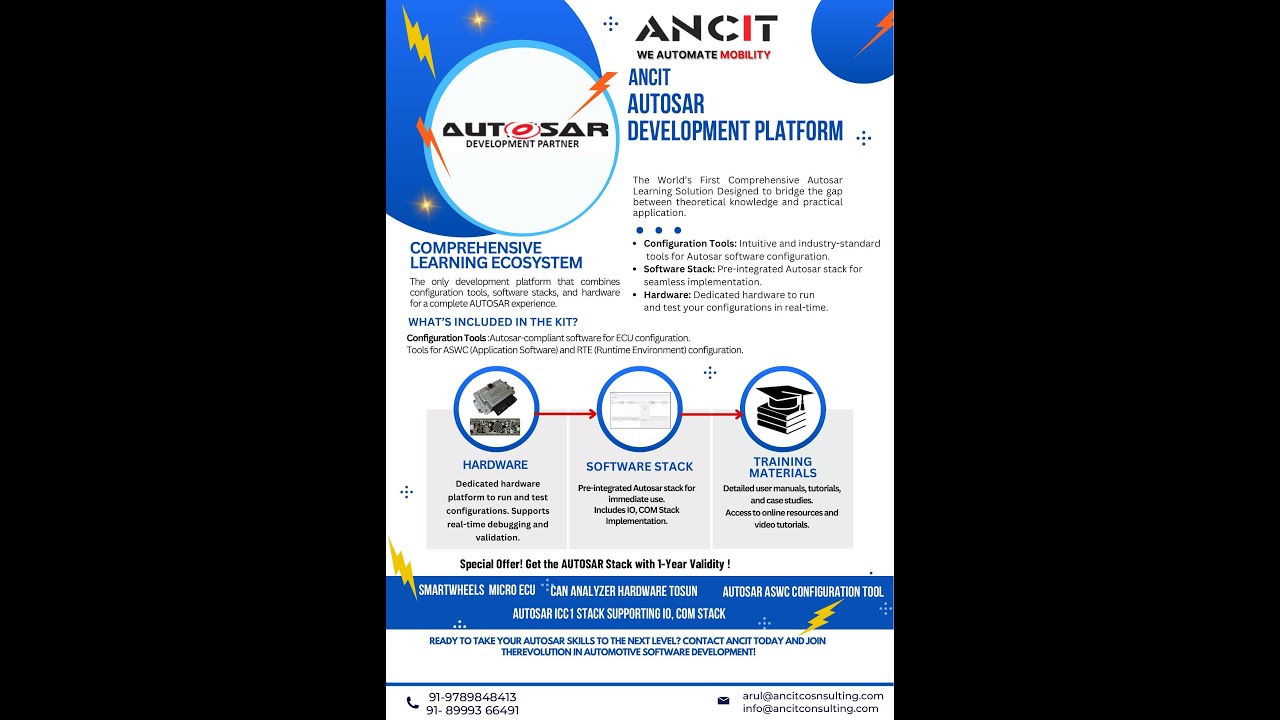 ANCIT AUTOSAR DEVELOPMENT PLATFORM