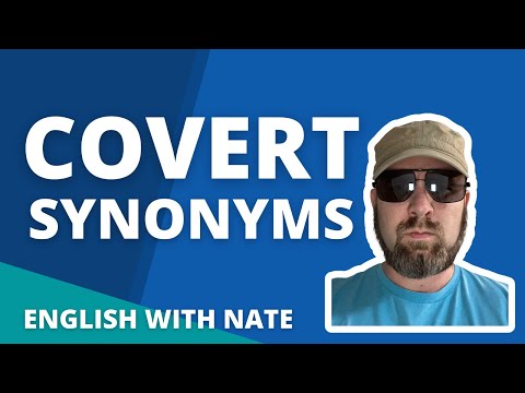 Covert Synonyms (Learn English With Me)