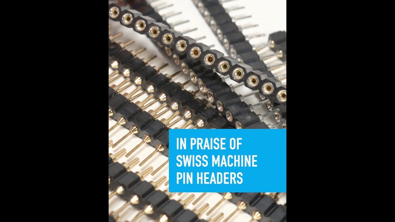 Swiss Machine Pin Headers - Collin’s Lab Notes #adafruit #collinslabnotes