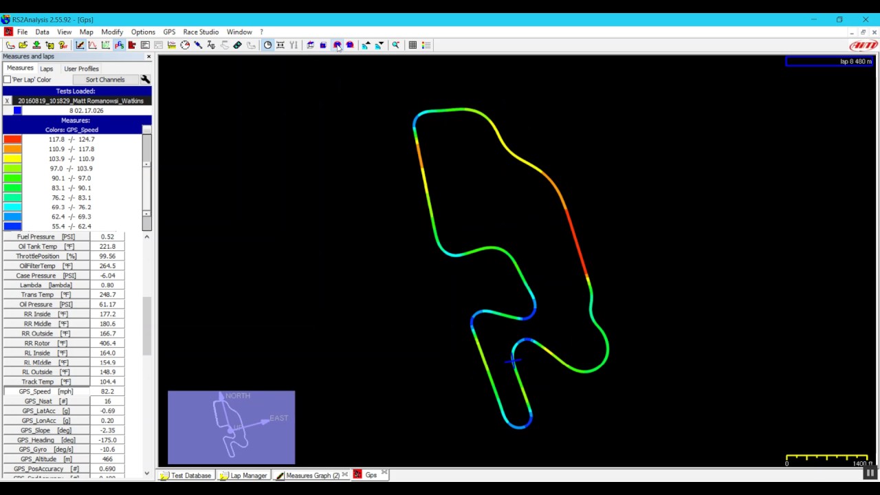GPS Maps in Race Studio 2