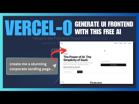 Vercel's v0: This Free AI can generate Frontend UI with AI | Devin Alternative for Frontend