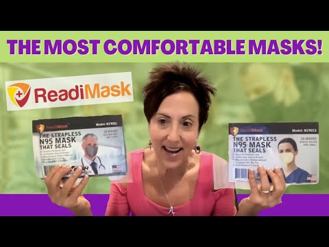Strapless N95 Masks That Seal - The MOST comfortable mask if you need to wear one!