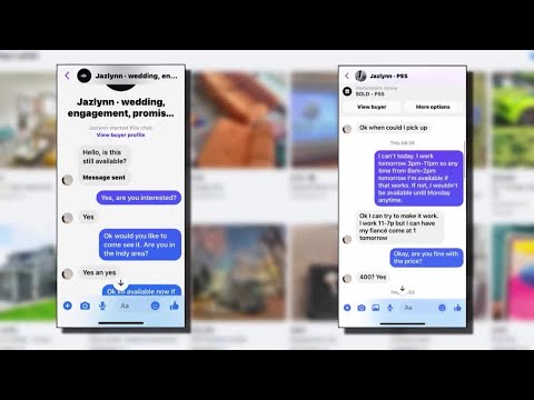 Indiana men claim they were given fake cash in Facebook Marketplace sale