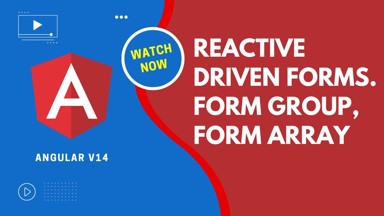 Angular 14 Reactive Driven Forms. Form Group, Form Array, adding dynamic form controls - Angular V14