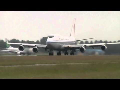 Air China Cargo Boeing 747-400F [B-2453] Take off from Schiphol