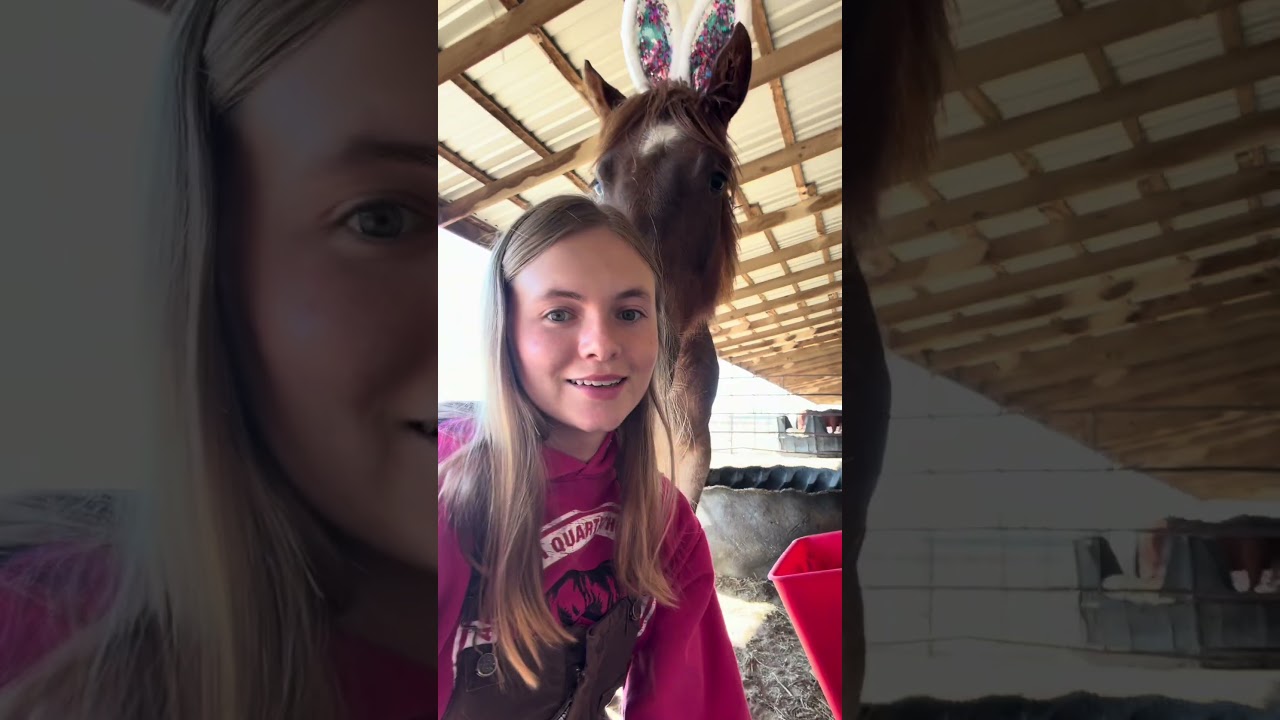 Happy Easter! Ruby is the new Easter bunny!!😂