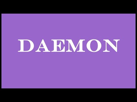 Daemon Word Meaning With Example