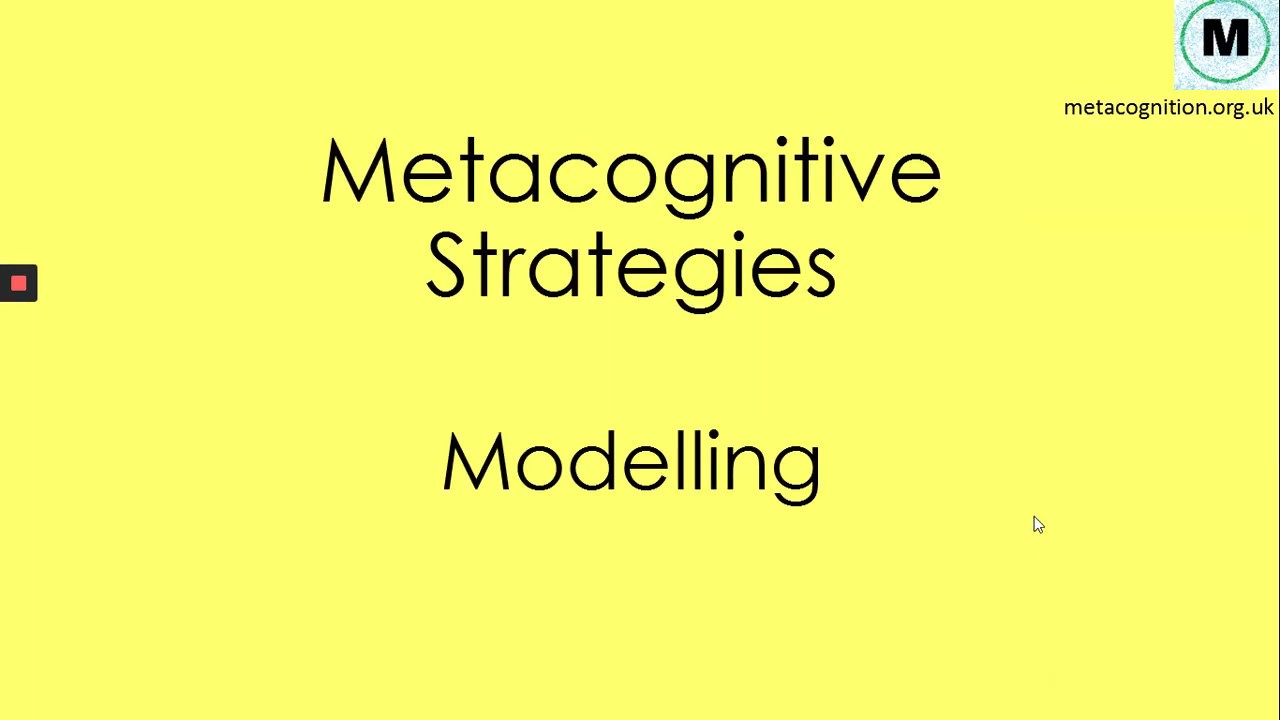 Metacognitive Strategies - Modelling