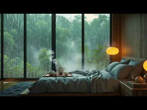 10 Hours of Heavy Rain and Thunderstorm Sounds for Sleeping, Studying, and Meditation