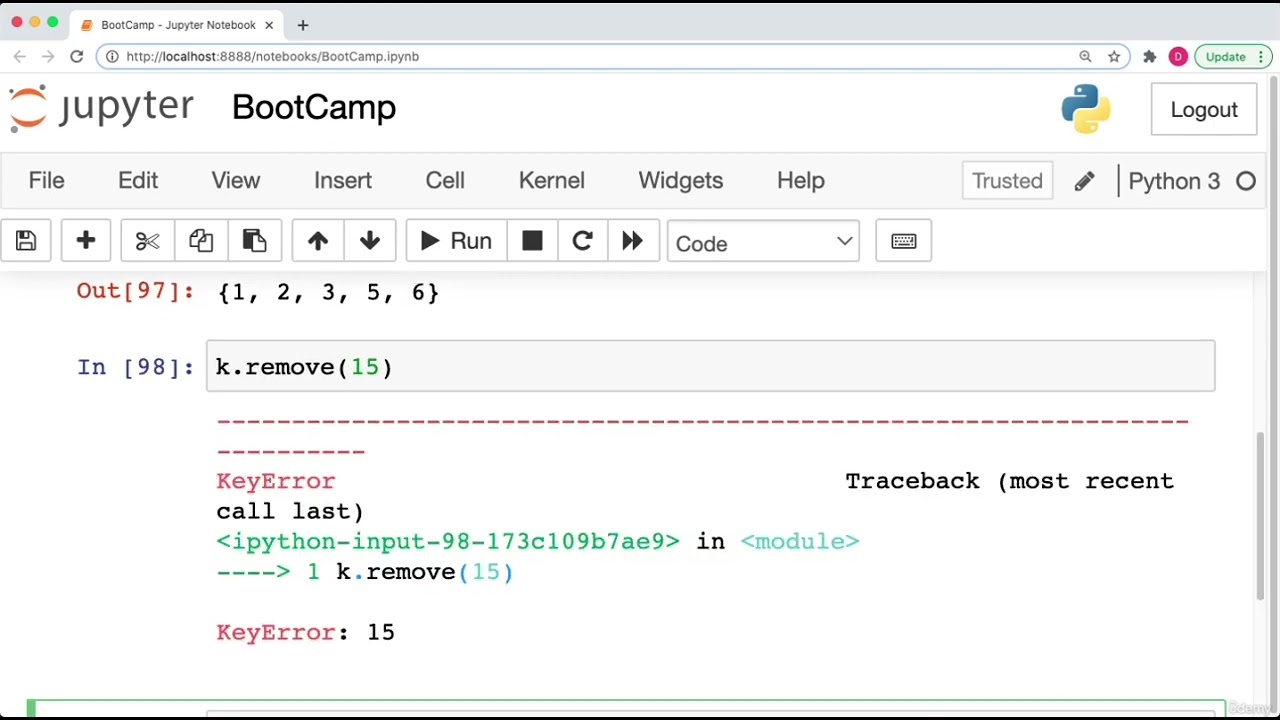 022 Python Set   Remove Method