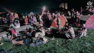 PANOORIN: Tent, banig, at kandila sa Luneta sa bisperas ng Traslacion 2025