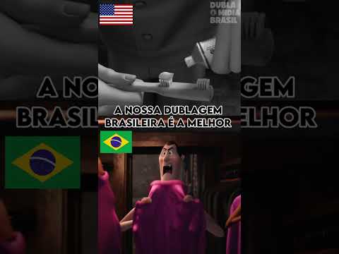 Inglês e Português Hotel Transilvânia 2 #dublagem #dublagemviva #dublagembr #hoteltransylvania2