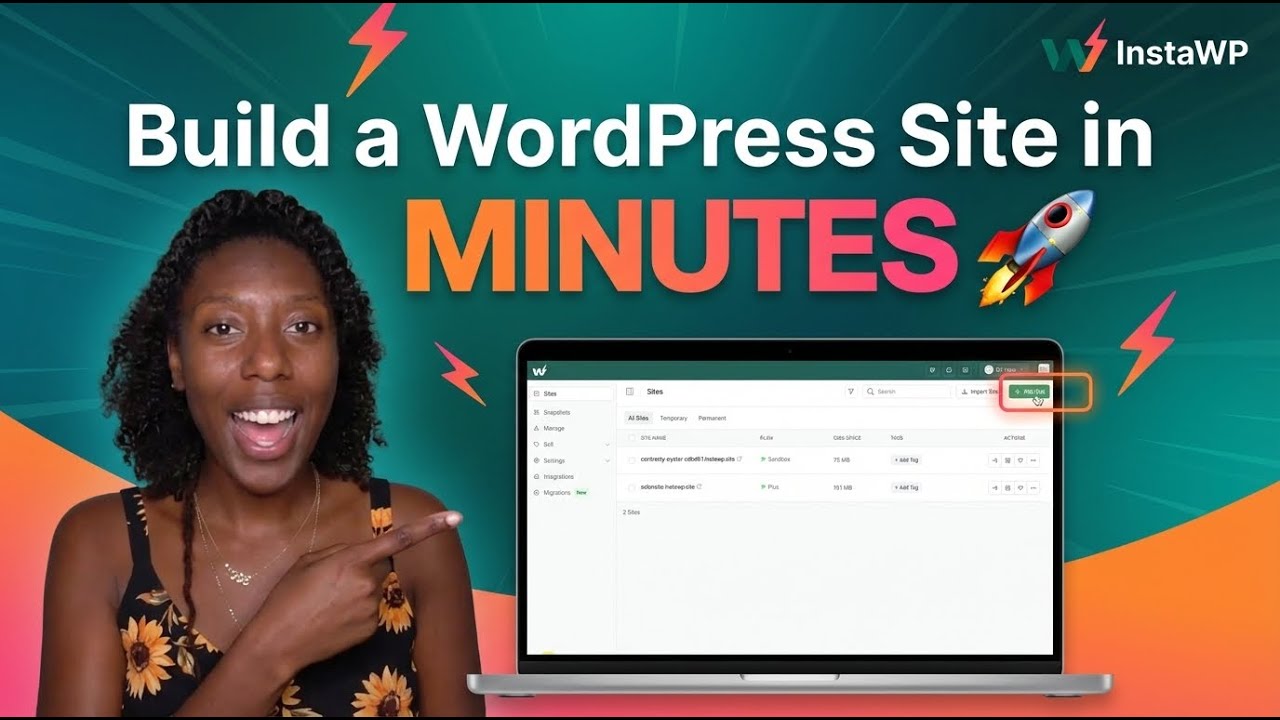 How to Create a WordPress Website Fast (In Minutes Using InstaWP)