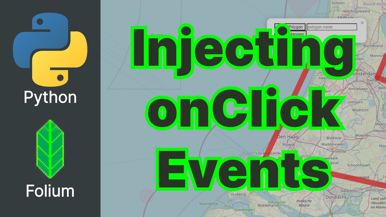 Python Folium #4 - Adding onClick Interactions