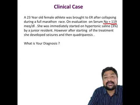 Demylination Syndrome - Short Clinical Case Study