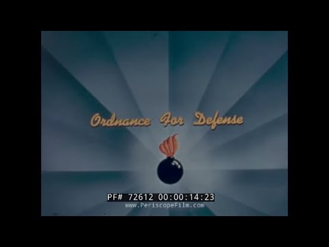 “ ORDINANCE AND RESEARCH TESTING FOR DEFENSE ” 1950s U.S. ARMY FILM FT. GREGGS-ADAMS 72612
