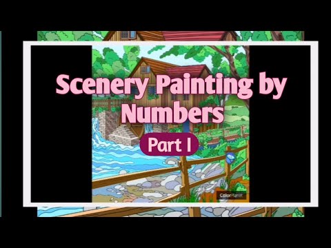 Scenery Painting Part I | Color Planet Paint by Number, Free Puzzle Games | Color Planet App