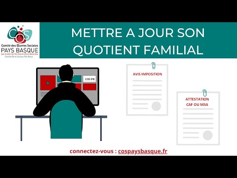 Mettre à jour son Quotient Familial - TUTORIEL