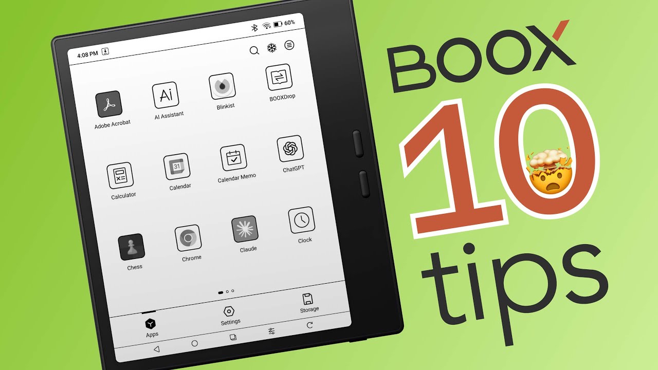 10 Essential Tips to optimize your Boox Go 7 E-Reader!