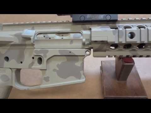 Sentinel Arms AR15 with Magpul FDE & Custom Blend Light Desert Camo