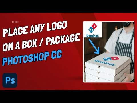 How To Place Logo Onto A Box or Package in Photoshop - Step By Step