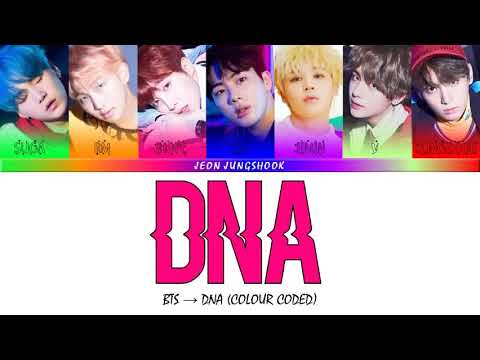 ♫ BTS → 'DNA' Lyrics | Colour Coded (Han_Rom_Eng)